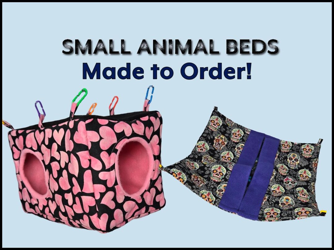 Custom Made-to-order Small Animal Beds! Great for Rats, Ferrets and ...