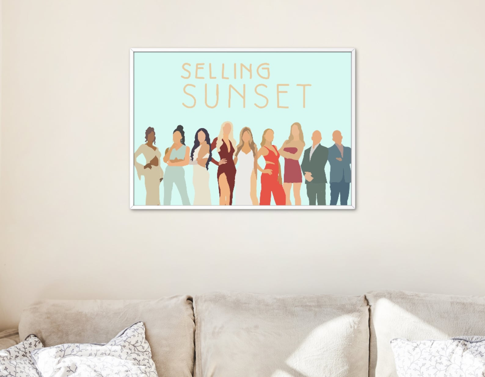 Selling Sunset Print Selling Sunset Art, Selling Sunset Digital Art ...