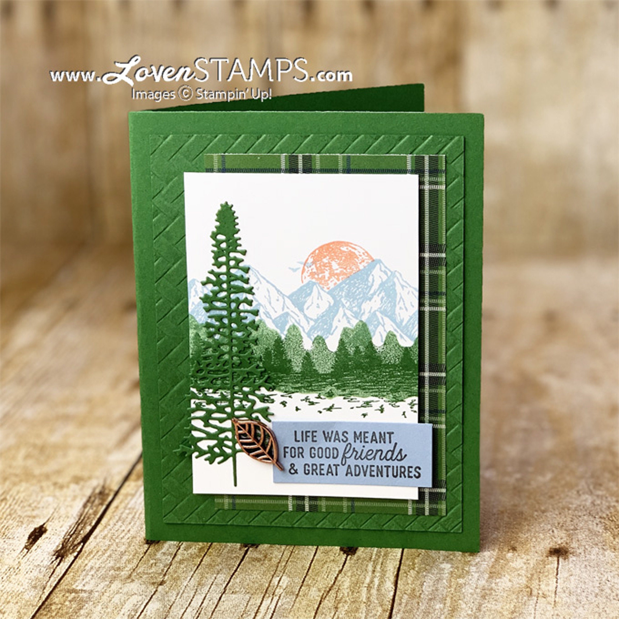 Stampin' Up! Card and Project Tutorials With Majestic Mountain Air ...