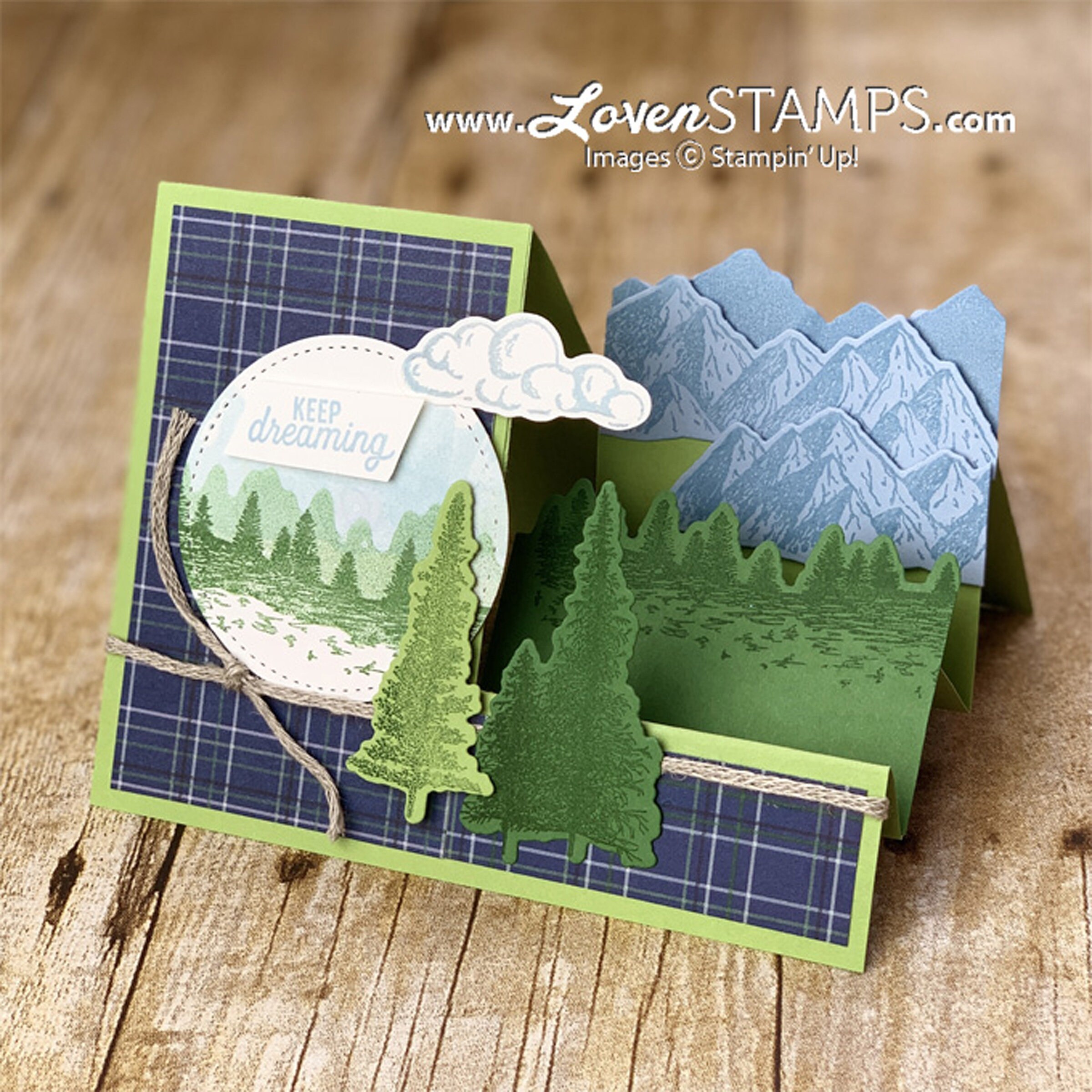 Stampin' Up! Card and Project Tutorials With Majestic Mountain Air ...