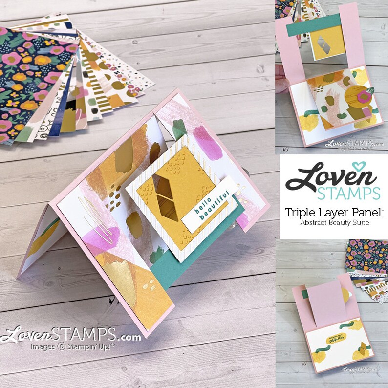 Stampin' Up! Abstract Beauty (hello Beautiful) Card Tutorials - PDF ...