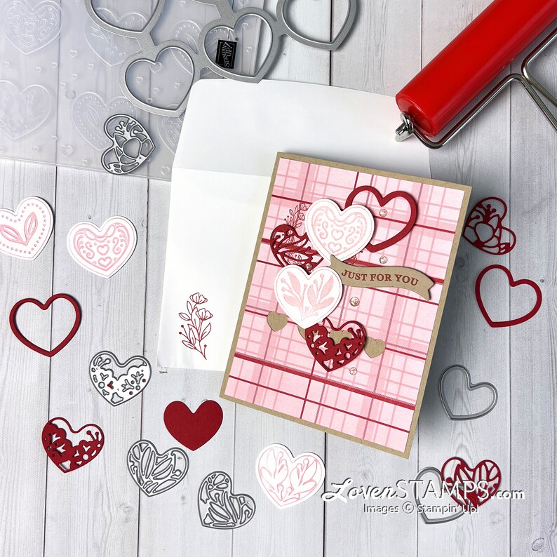 Stampin' Up! Adoring Hearts Hybrid Embossing Folder Techniques Project ...