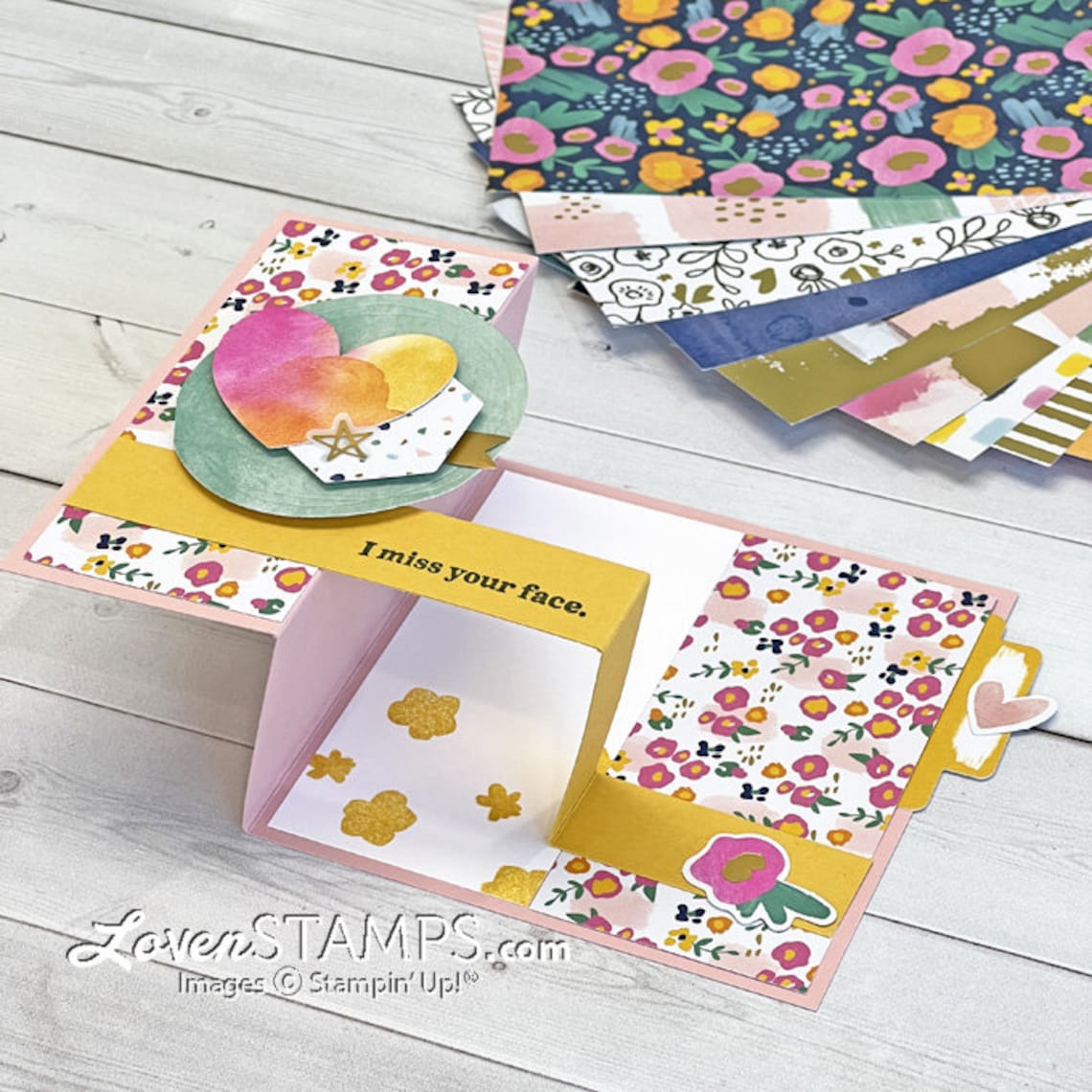 Stampin' Up! Abstract Beauty (hello Beautiful) Card Tutorials - PDF ...
