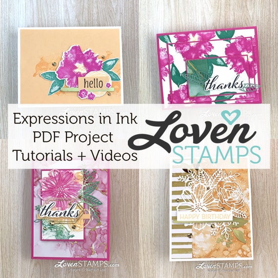 Stampin' Up Expressions in Ink Card Tutorials PDF ONLY | Etsy