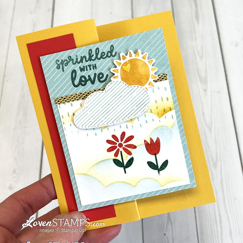 Stampin' Up! Sunny Days DSP and Bright Skies Stamp and Die Bundle ...