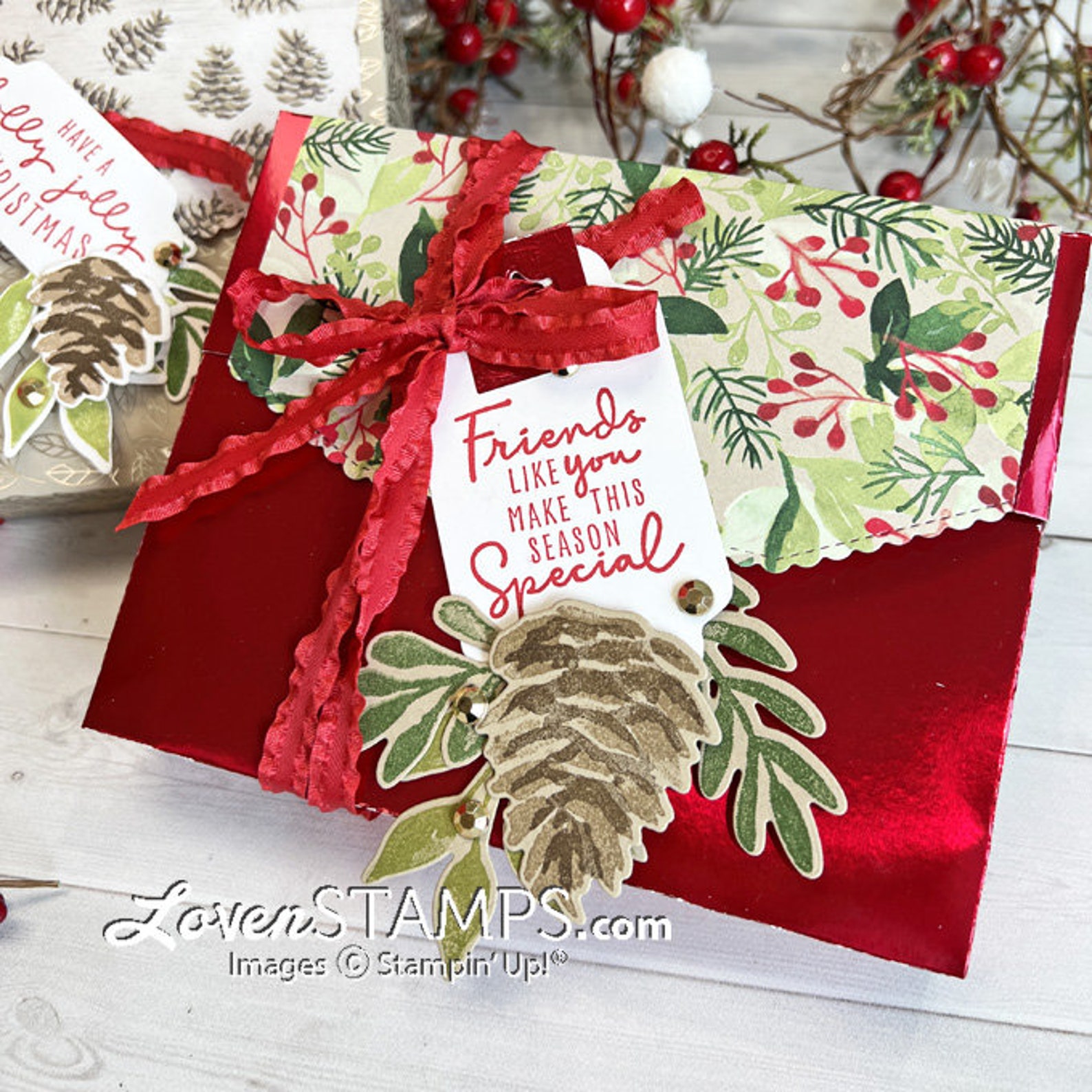 Stampin' Up! DIY Greeting Card Gift Box Tutorial - PDF ONLY - Etsy