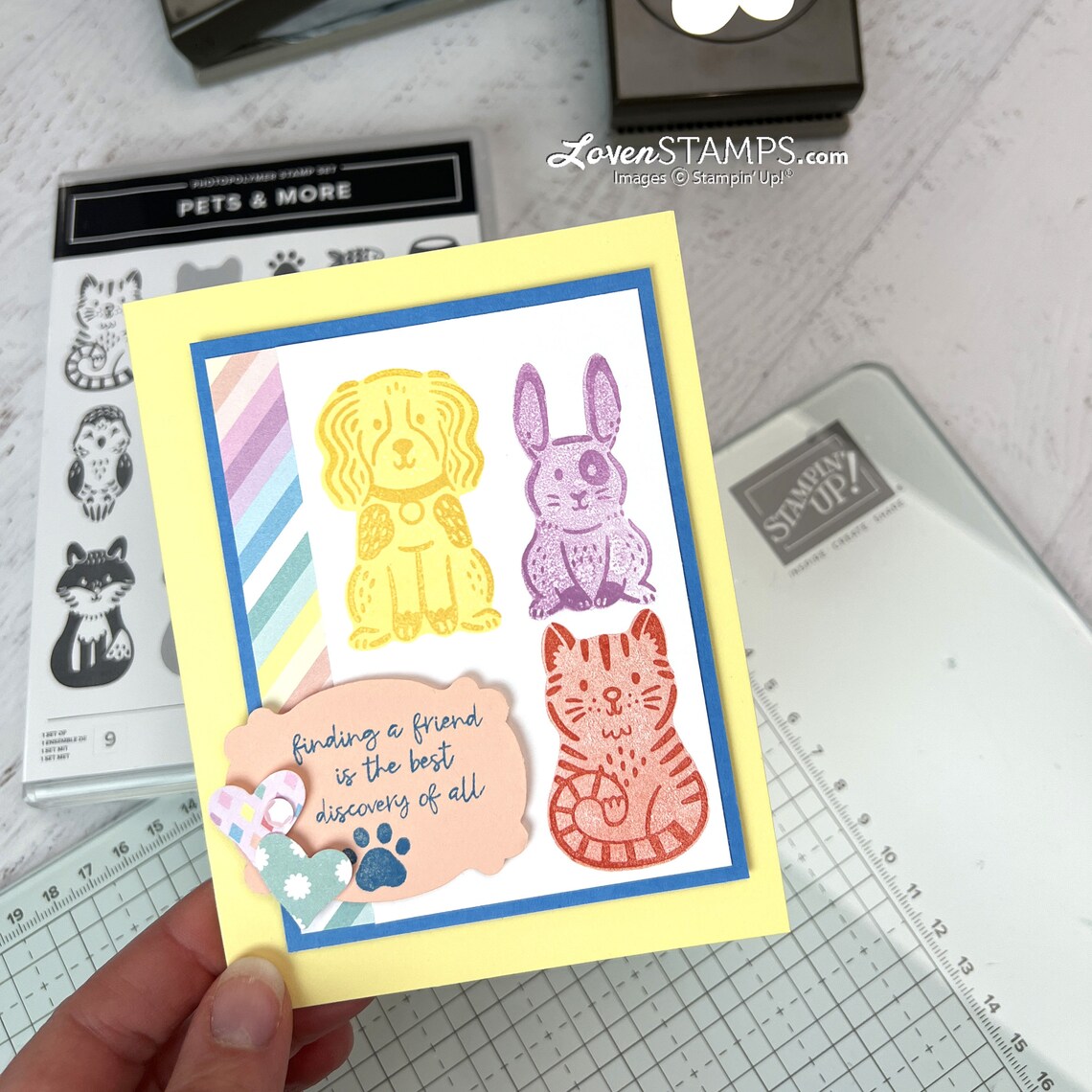 Stampin' Up! Pets & More - Fun Fold Card Tutorials - PDF ONLY - Etsy