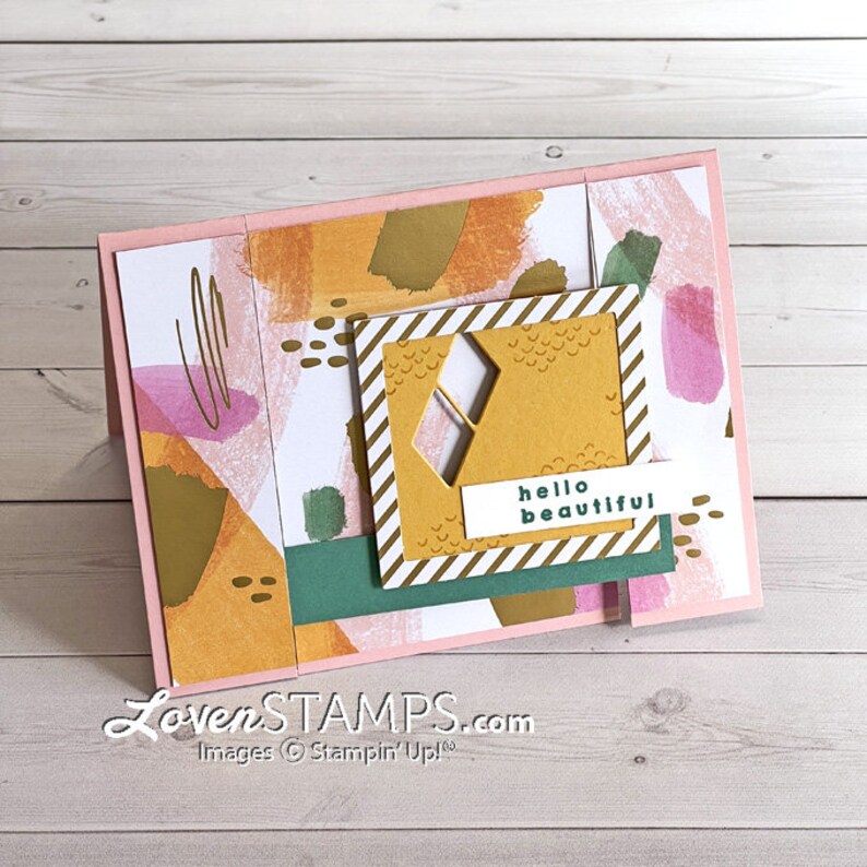 Stampin' Up! Abstract Beauty (hello Beautiful) Card Tutorials - PDF ...