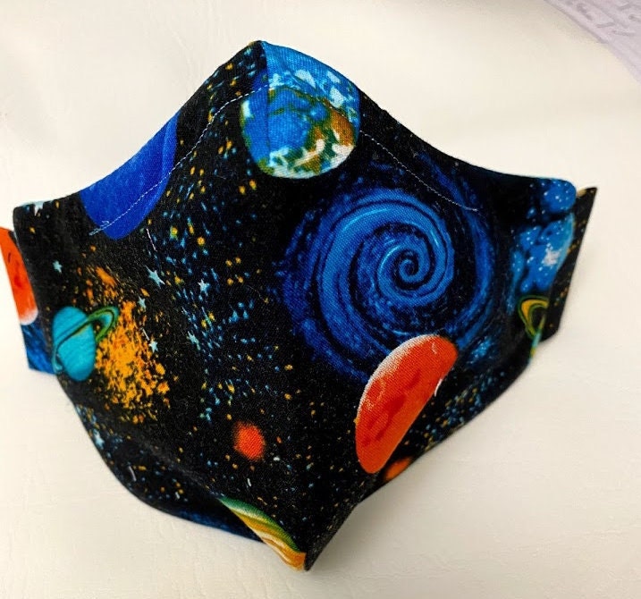 FACE MASK Adult and Xxl Adult Sizes With Filter Pocket /nose Wire ...