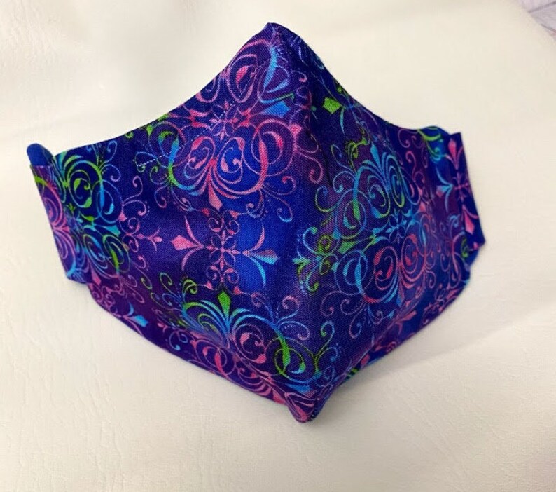 FACE MASK Adult and Xxl Adult Sizes With Filter Pocket /nose Wire ...