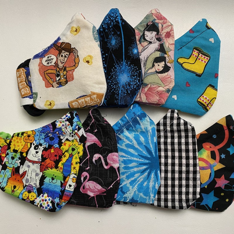 Tie Back Face Mask - Etsy