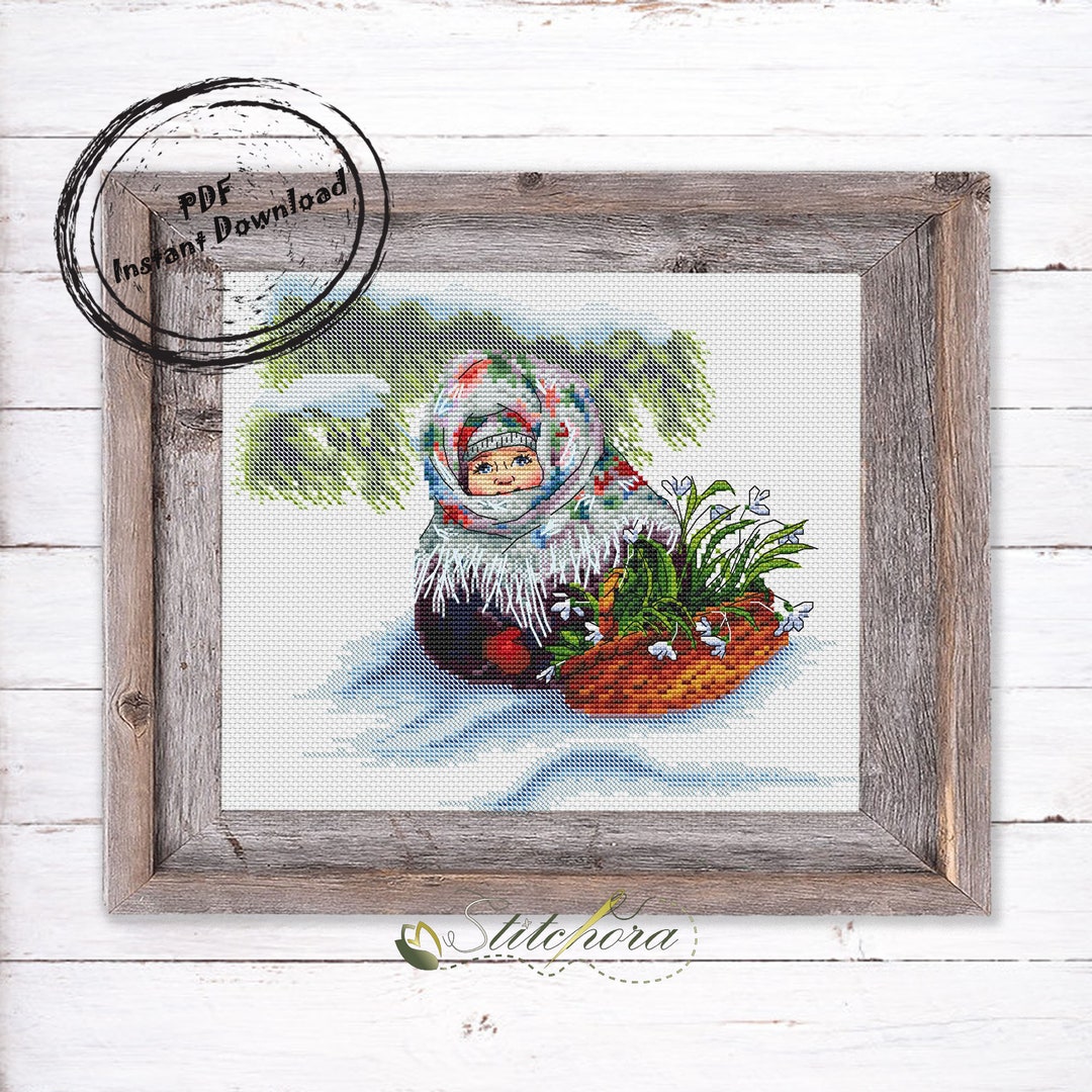 Digital Cross Stitch Pattern. Modern Design. Easy Counted - Etsy