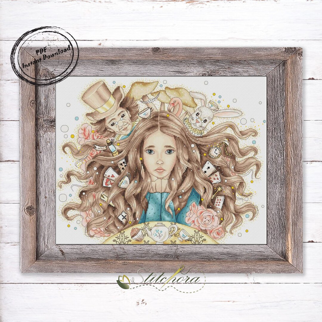 Digital Cross Stitch Pattern. Unique Modern Design. Advanced - Etsy