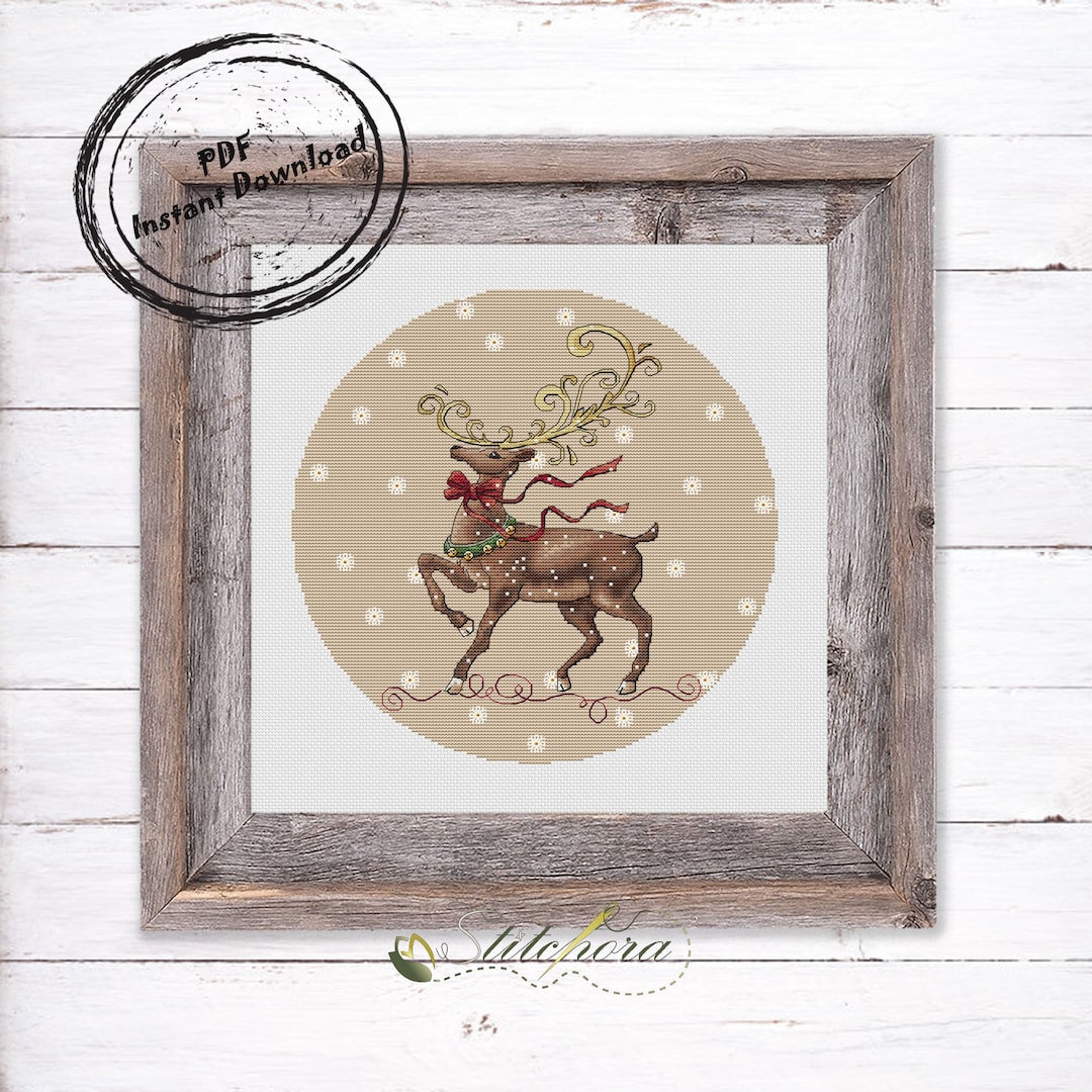 Digital Cross Stitch Pattern. Modern Design. Easy Counted Cross Stitch ...