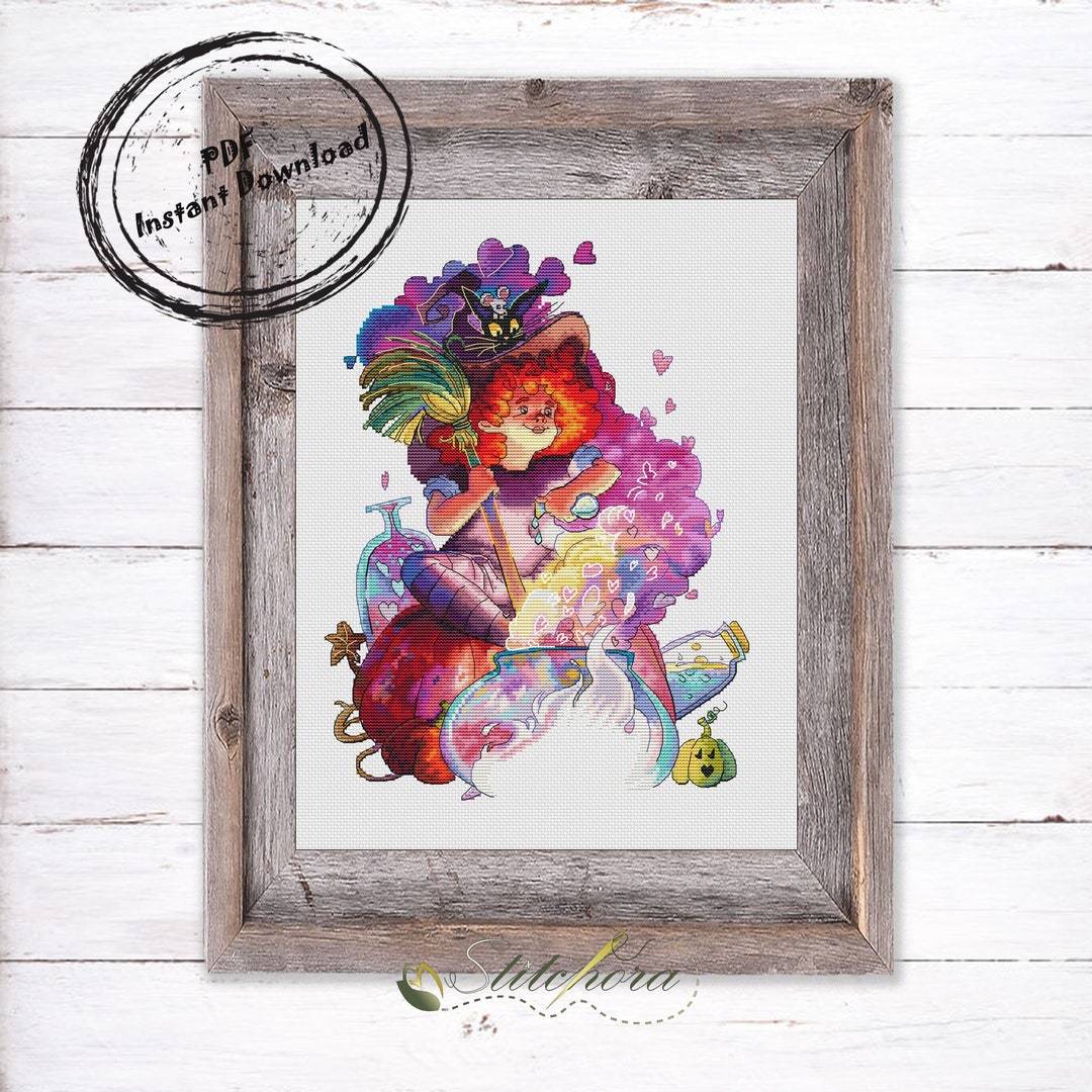 Digital Cross Stitch Pattern. Modern Design. Easy Counted Cross Stitch ...