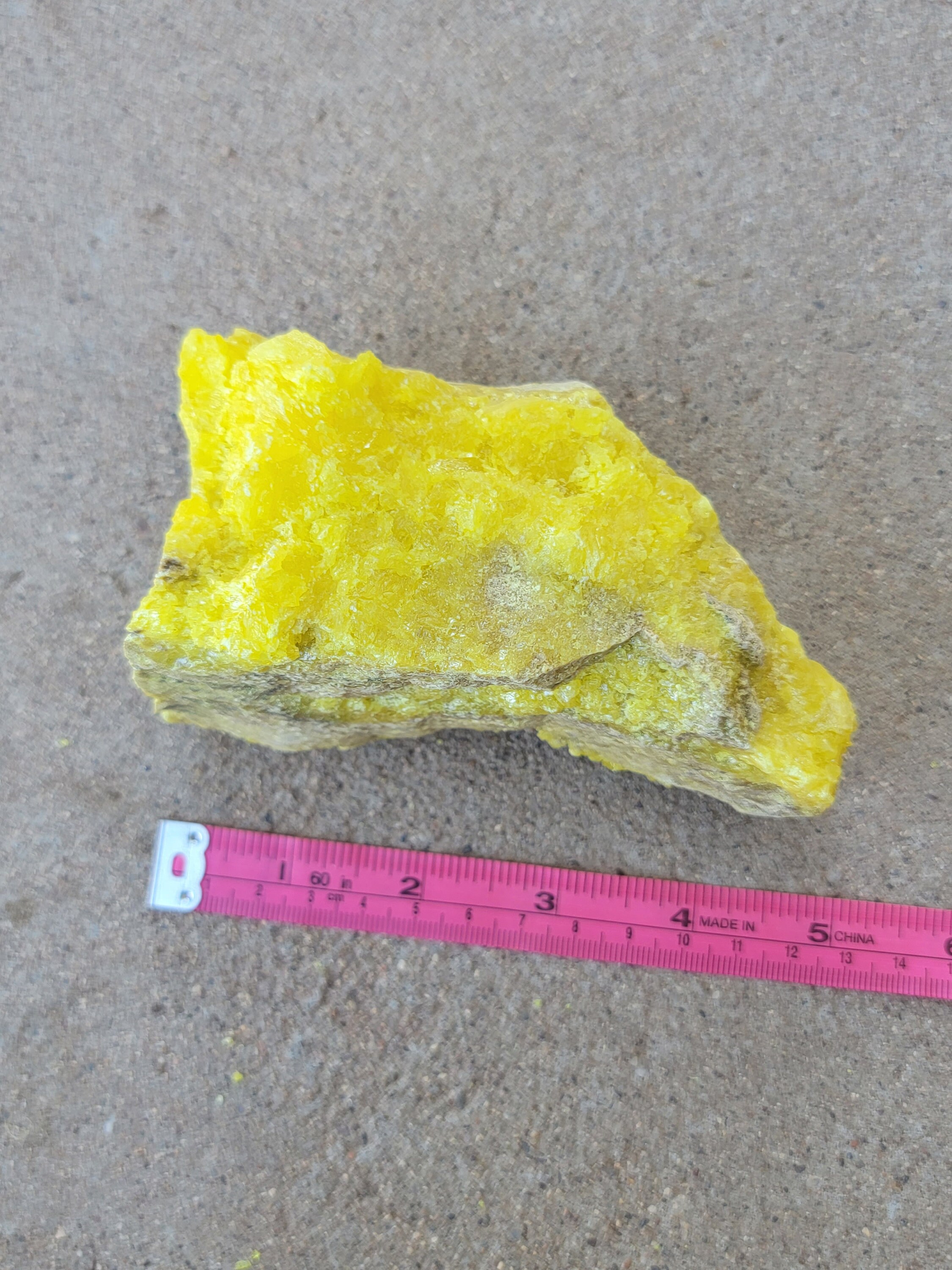 Medium STINKY Sulfur Rock Yellow Crystals Raw Stone Geology Gift - Etsy
