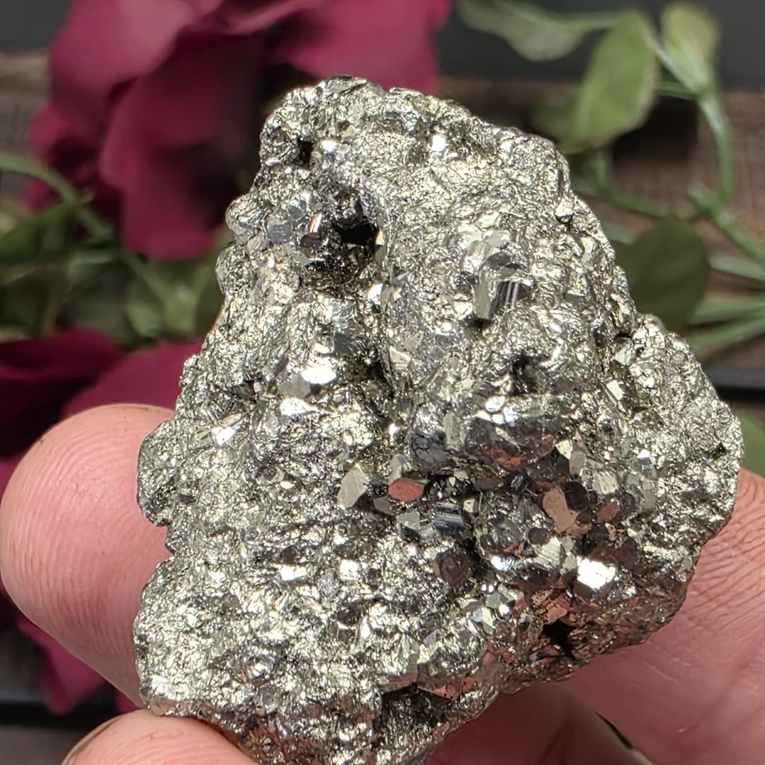 Pyrite Cluster Rock Specimen | Raw Natural Crystal Mineral | Fool's ...