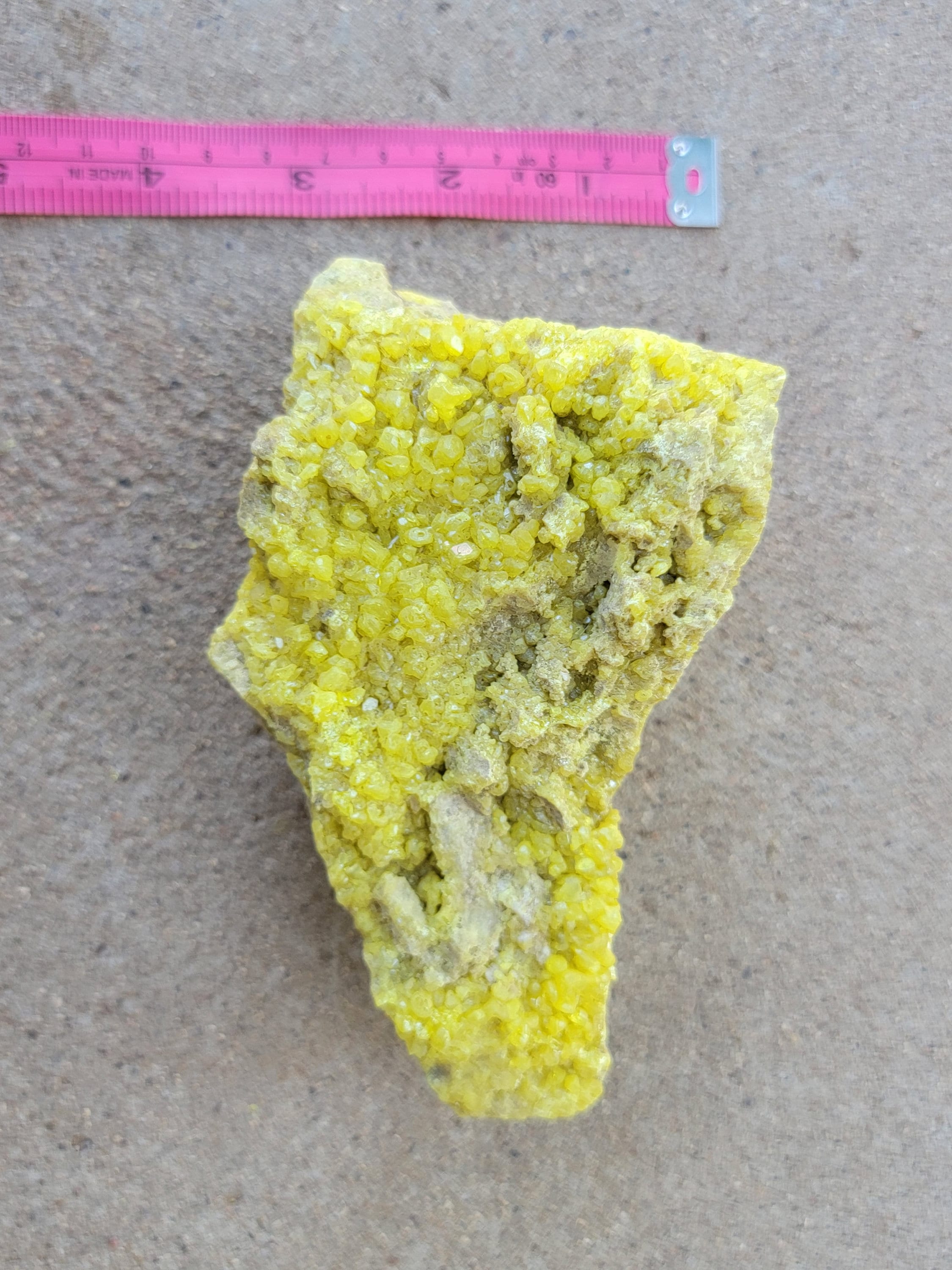 Medium STINKY Sulfur Rock Yellow Crystals Raw Stone Geology Gift - Etsy