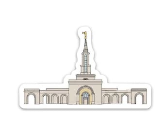 Sacramento Temple Sticker - Etsy