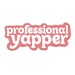 Professional Yapper Sticker Pink, Funny Therapy Stickers, Gen Z ...