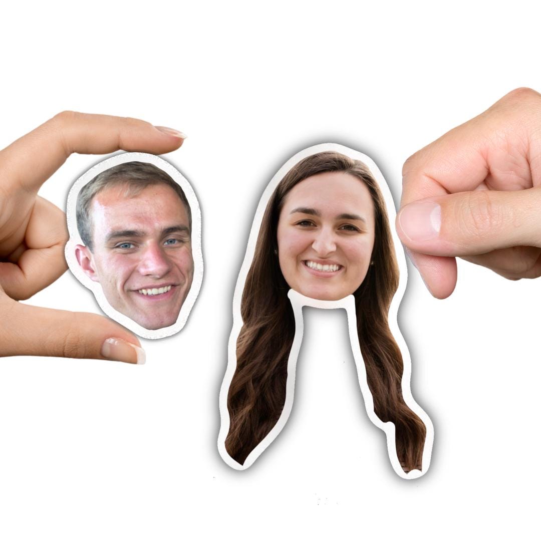 Custom Face Stickers Waterproof, Personalized Sticker, Sticker From ...