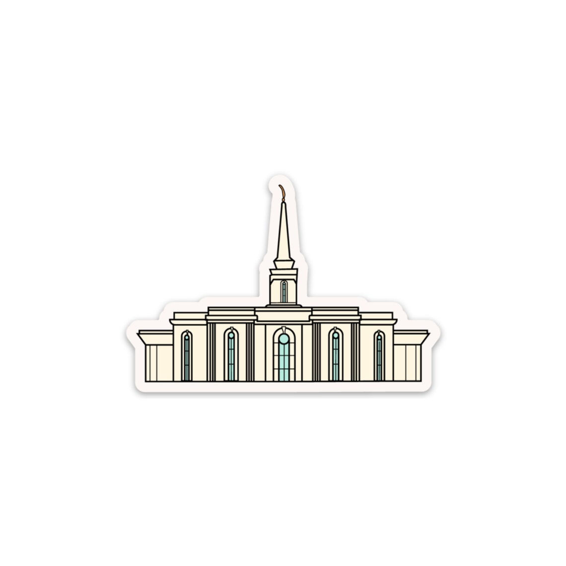 Orlando Temple Sticker Lds Gifts for Missionaries Lds Temple - Etsy
