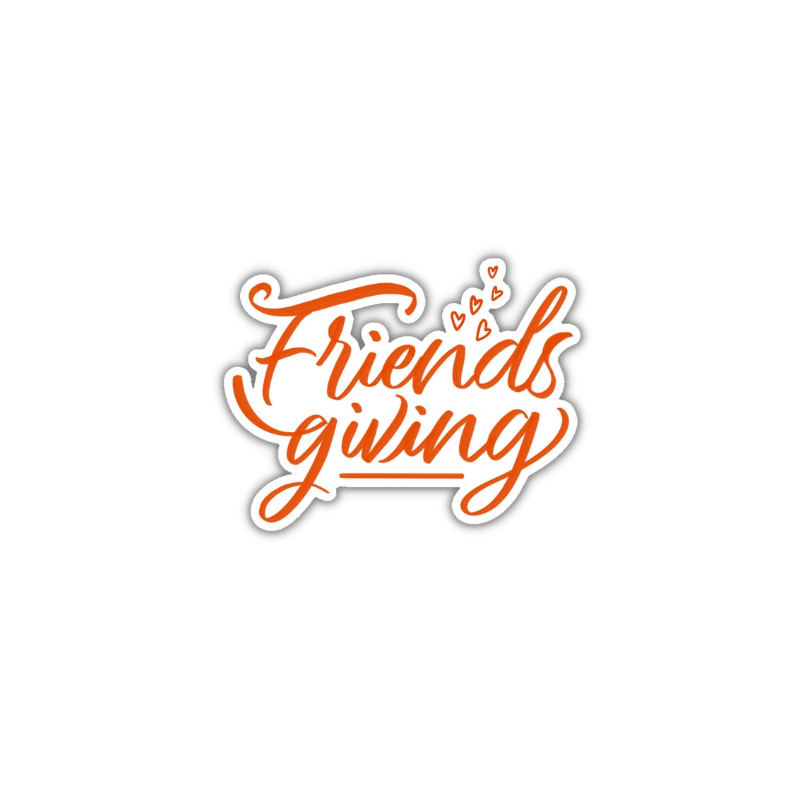 Friendsgiving Stickers for Cups, Friendsgiving Sticker Labels ...