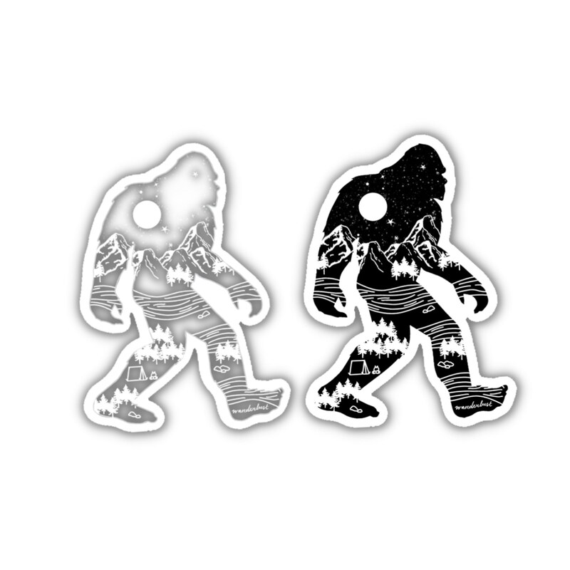 Sasquatch Sticker - Etsy