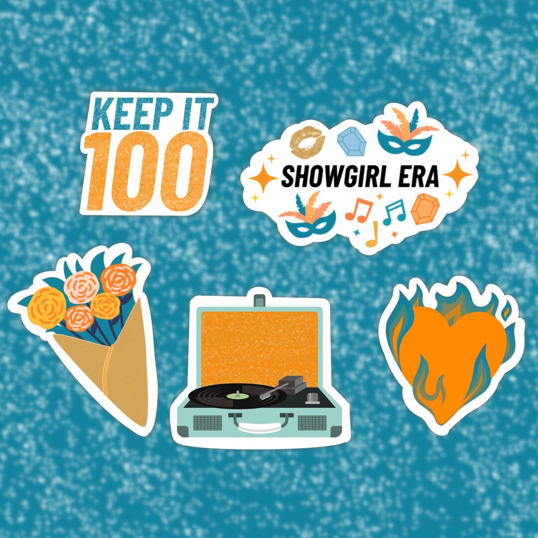 Showgirl Stickers, Keep It 100 Sticker, Showgirl Era Stickers, Showgirl ...