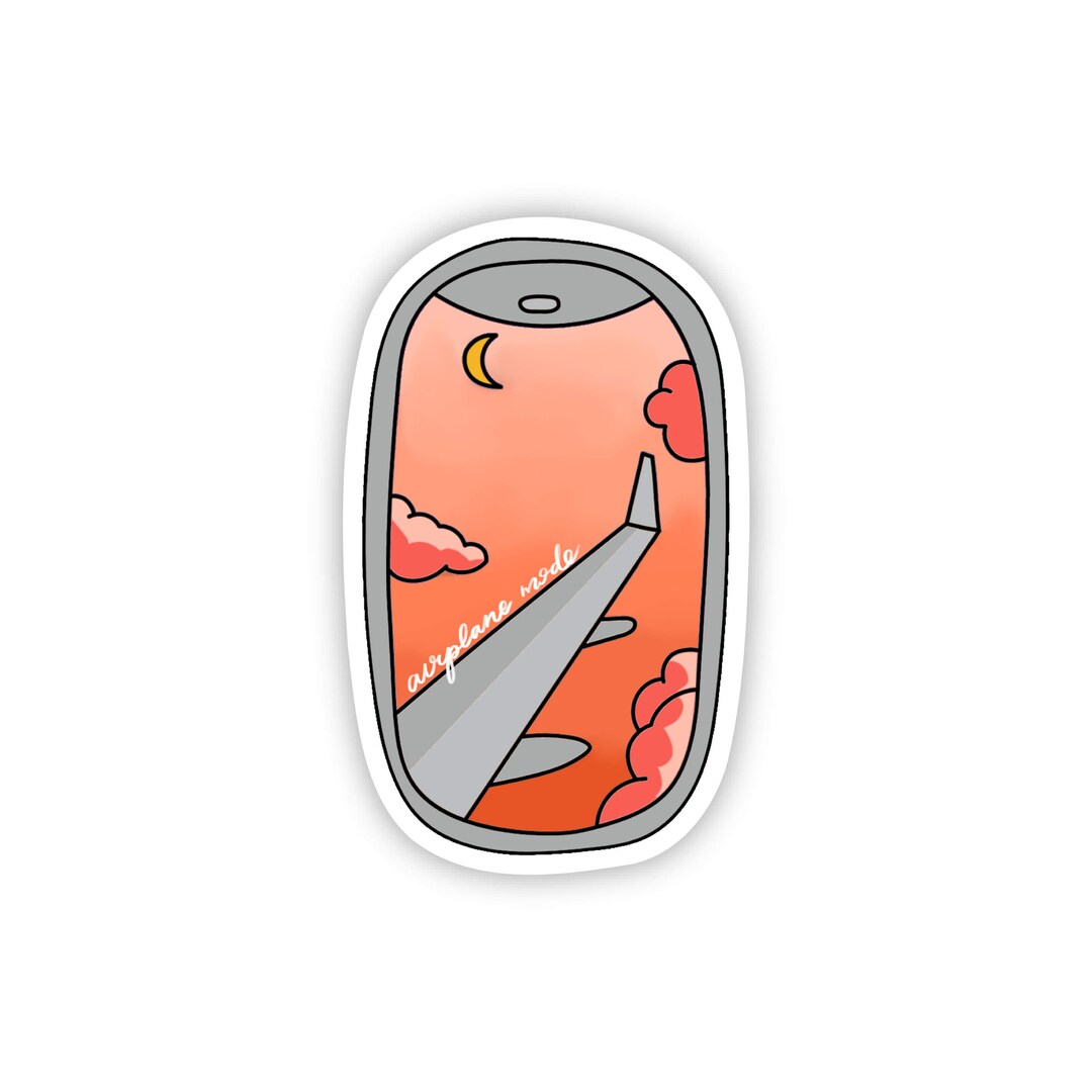Airplane Window Sticker, Travel Stickers for Suitcase, Travel Stickers ...