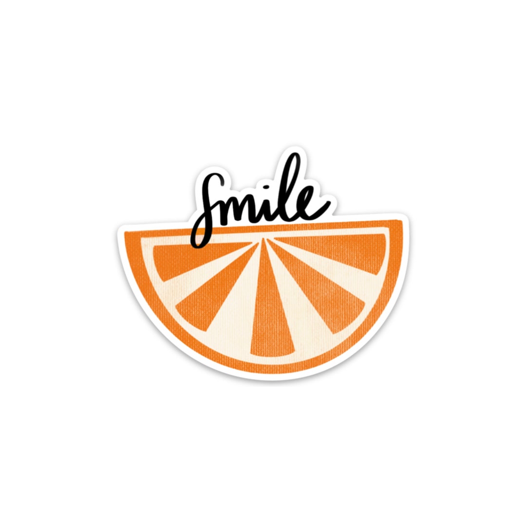 Orange Stickers, Citrus Stickers, Fruit Stickers, Smile Sticker ...