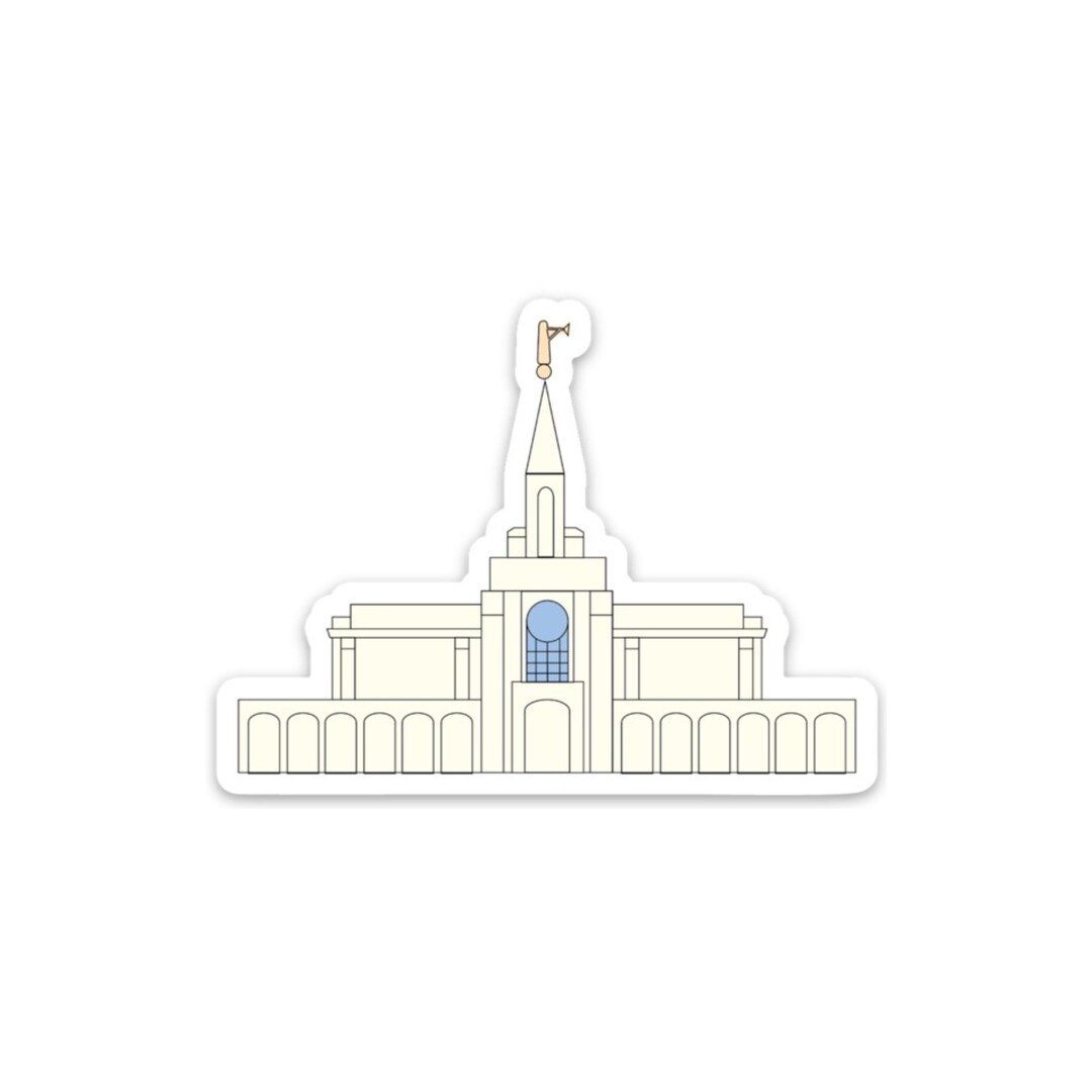 Bountiful Temple Sticker Lds Gifts for Missionaries Lds - Etsy