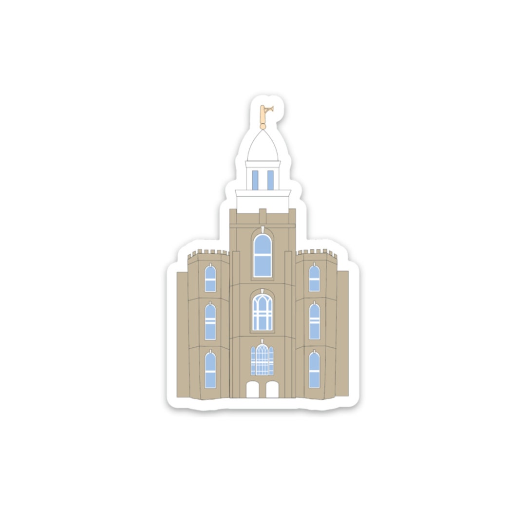 Logan Temple Sticker, Lds Gifts for Missionaries, Lds Temple Stickers ...