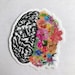 Floral Brain Sticker for Laptop Brain Cancer Survivor Gift - Etsy