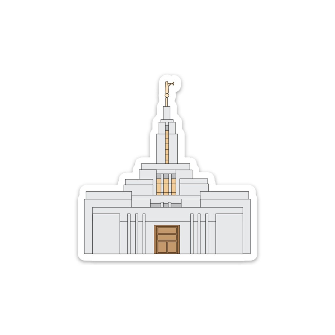 Draper Temple Sticker, Lds Gifts for Missionaries, Lds Temple Stickers ...