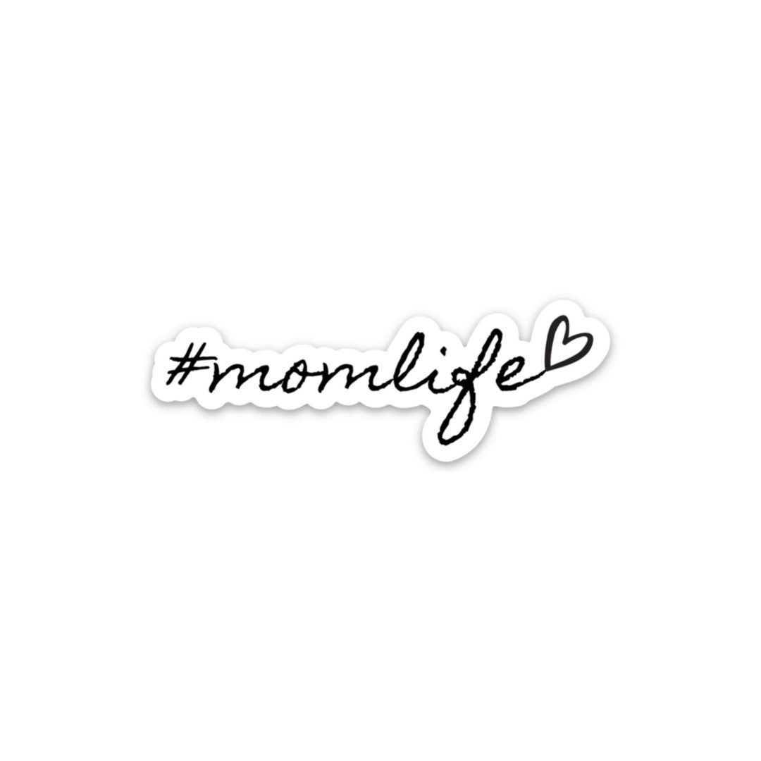 Mom Life Sticker, 3x1 In. Vinyl Sticker Perfect for Water Bottles ...