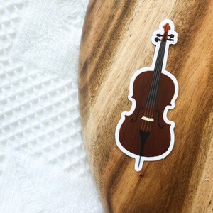 Cello Water Bottle Sticker, Instrument Stickers, Cellist Gift ...