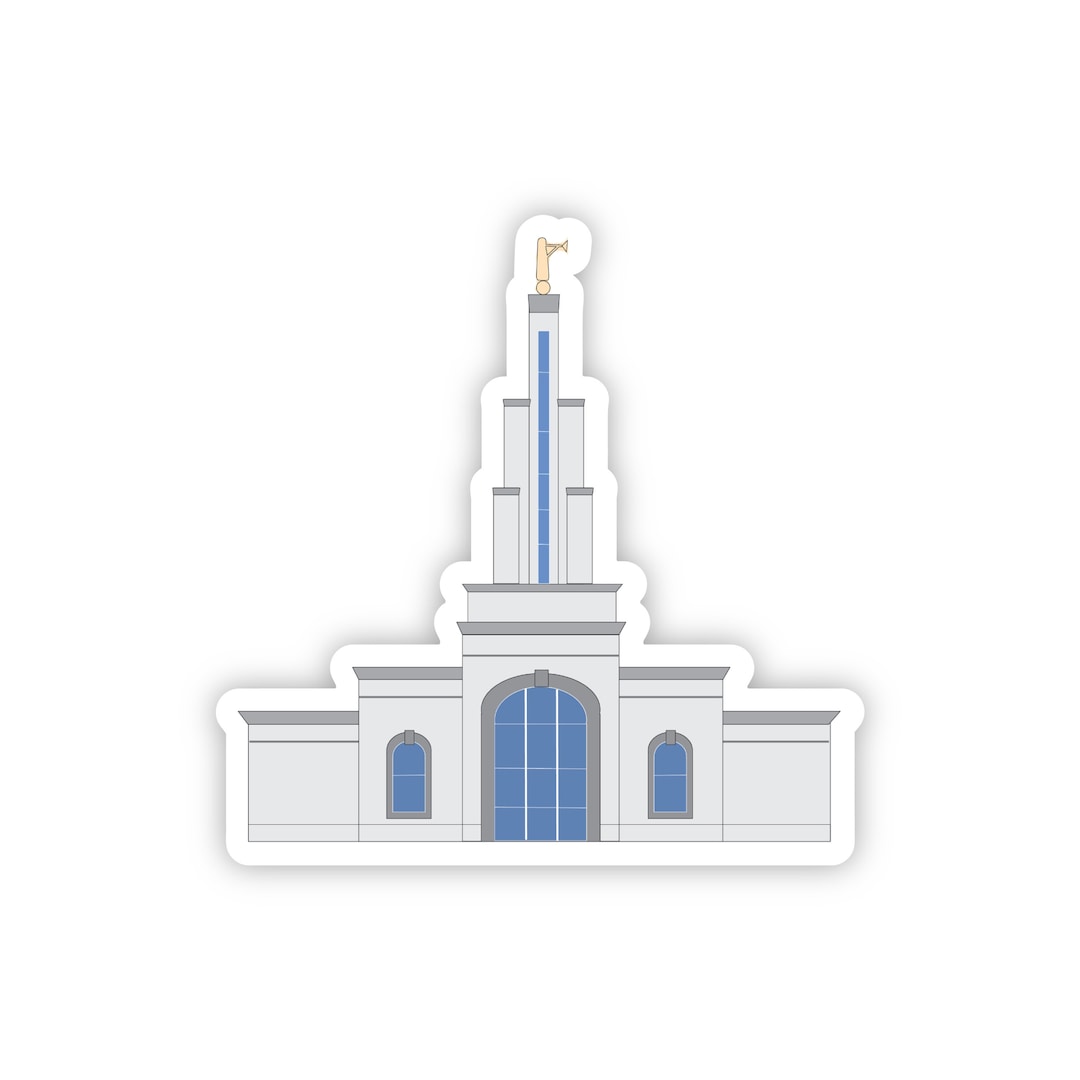 San Antonio Temple Sticker, Lds Gifts for Missionaries, Lds Temple ...