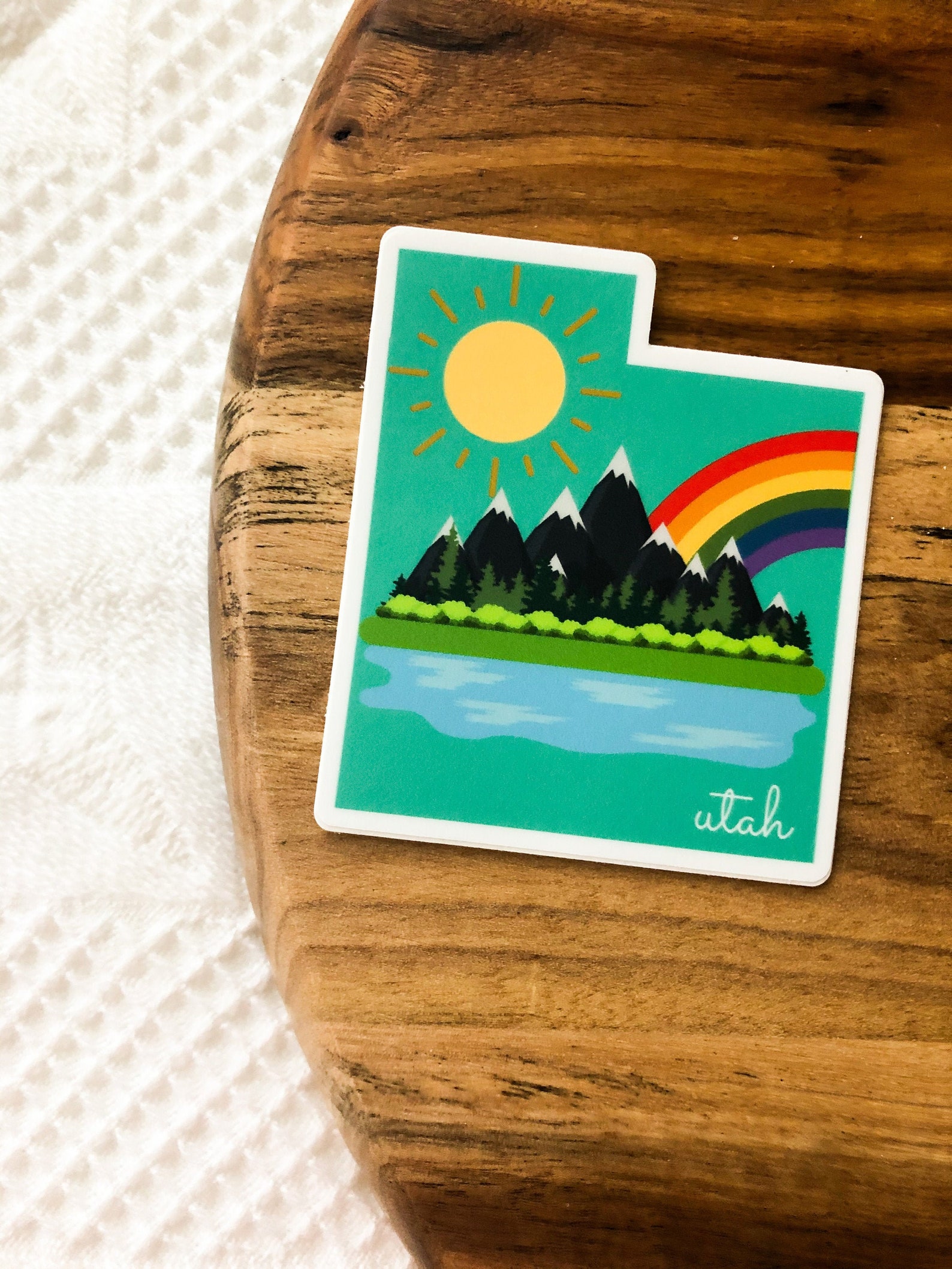 Utah State 3x3in Sticker Utah Sticker Vinyl Sticker for your | Etsy