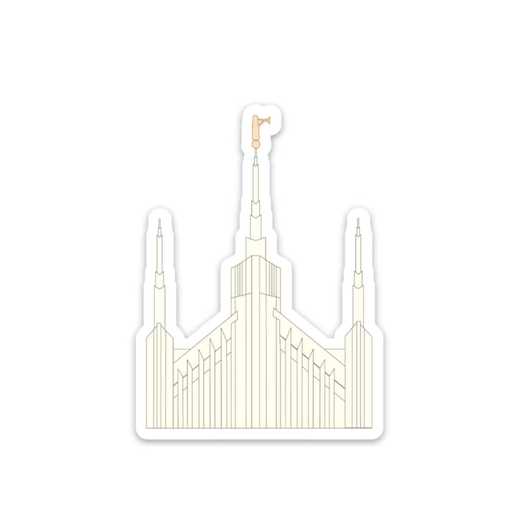 Portland Temple Sticker, Lds Gifts for Missionaries, Lds Temple ...