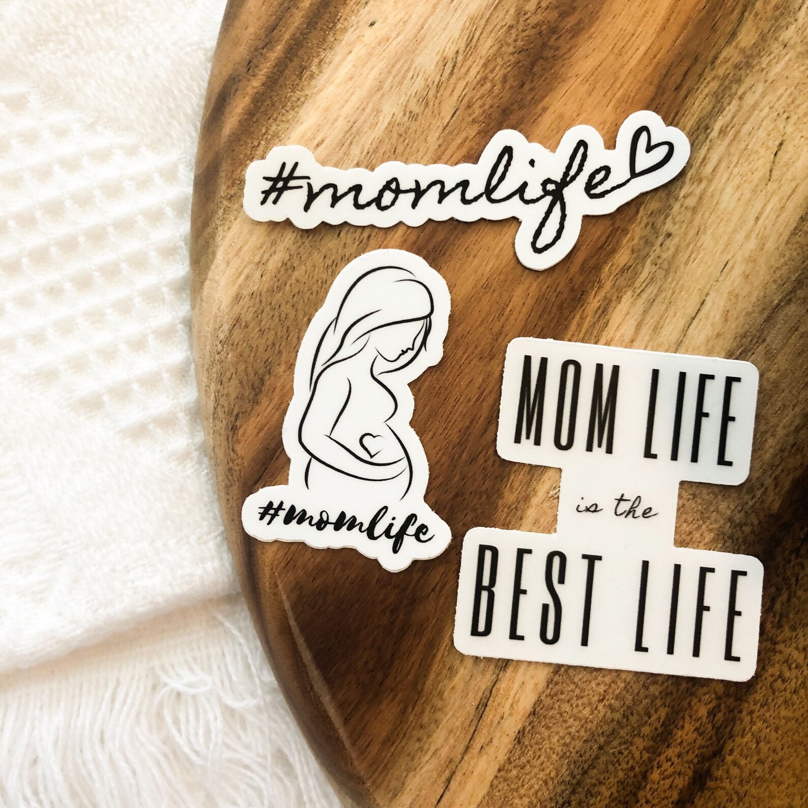 Mom Life Sticker, 3x1 In. Vinyl Sticker Perfect for Water Bottles ...