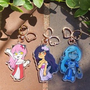 Minecraft Diaries Keychain Aphmau - Etsy