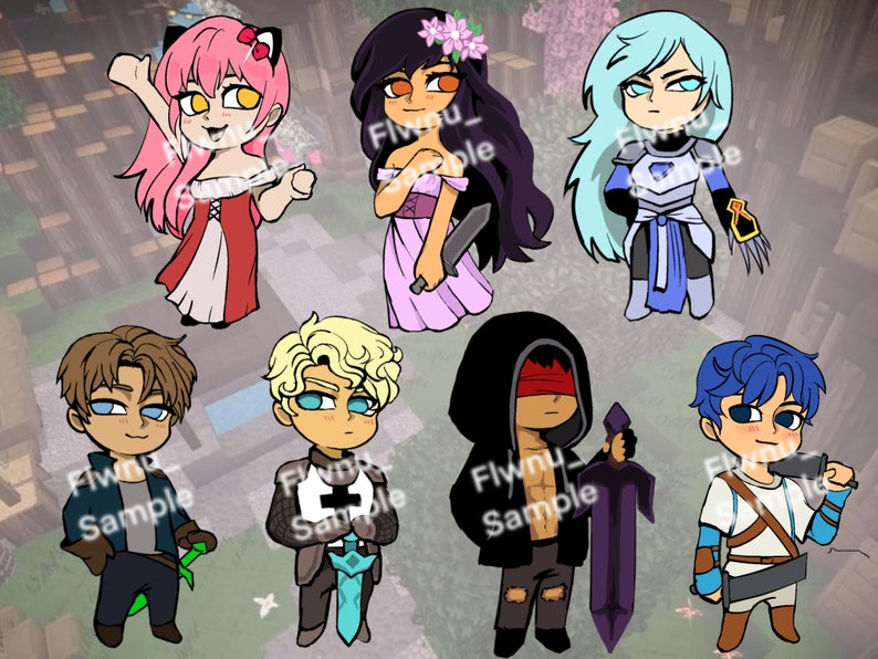 Minecraft Diaries Keychain Aphmau - Etsy