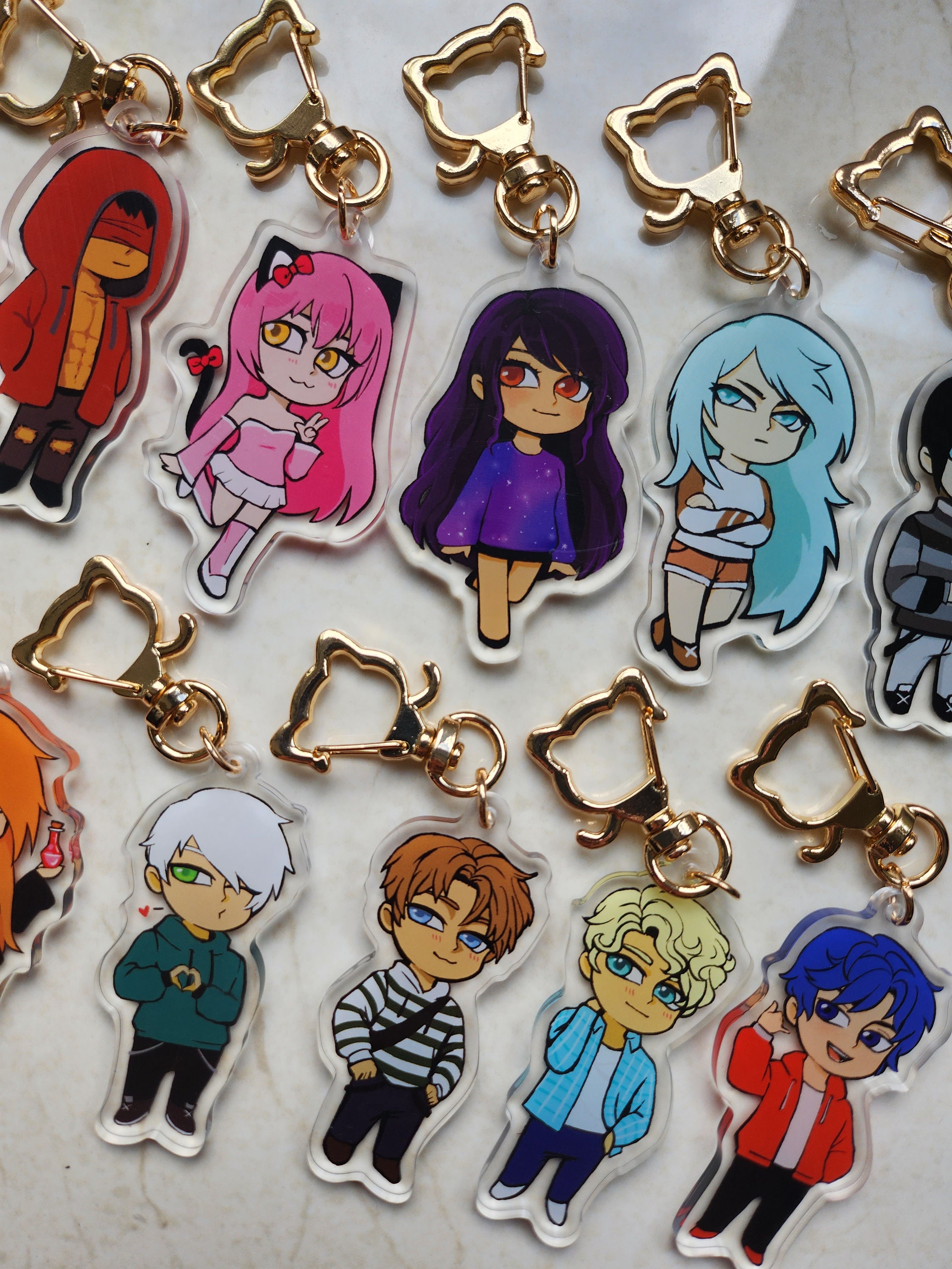 Mystreet Aphmau Acrylic Keychains - Etsy