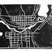 Minnedosa Map, Linocut, Printmaking, Town Map, Street Map, Small Town ...