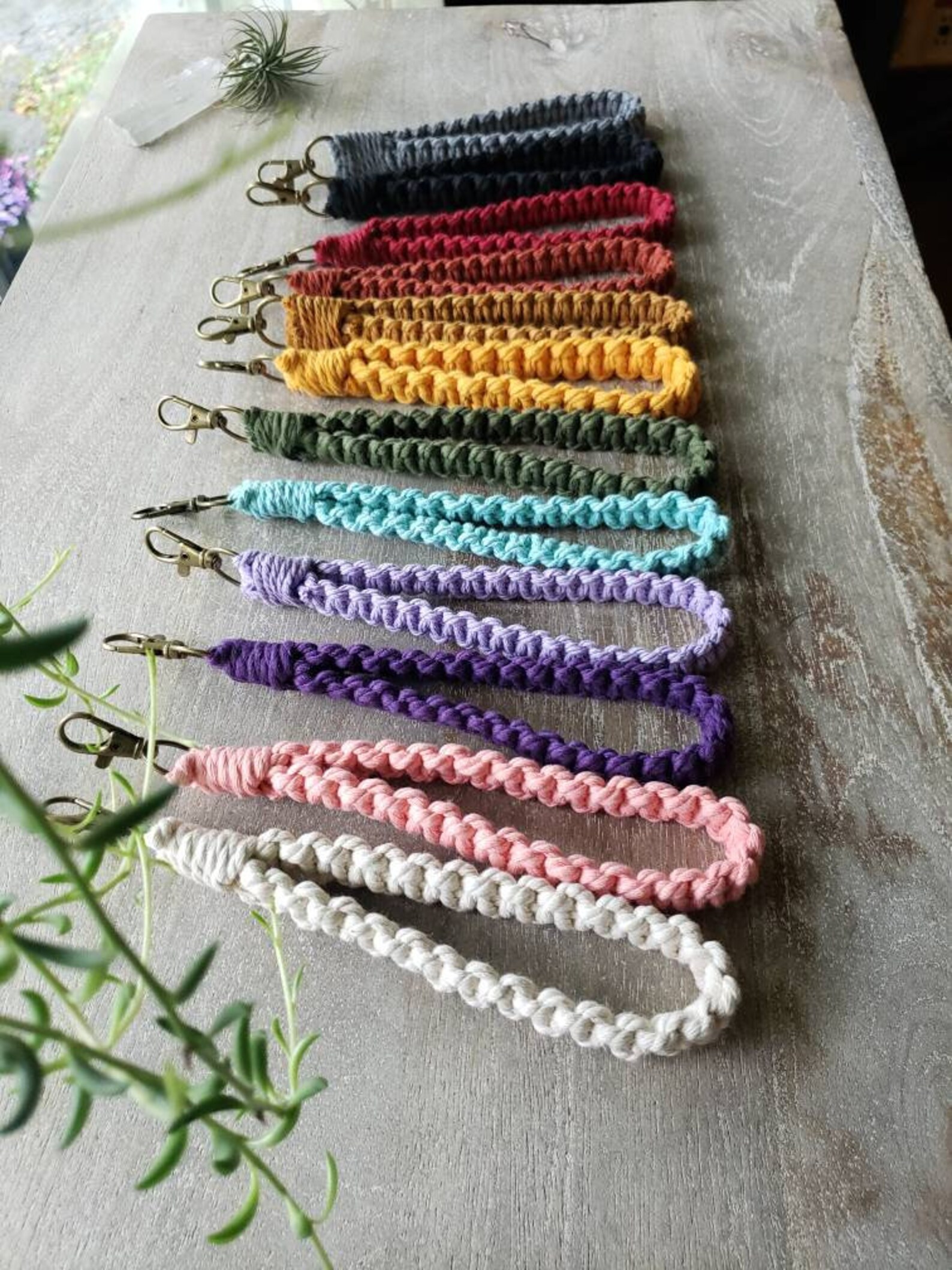 Macrame Wristlet - Etsy