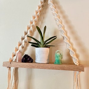 Macrame Shelf - Etsy