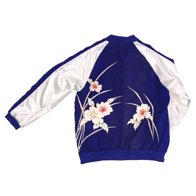 Nami Kimono Jacket - Hand Painted Foral - Etsy