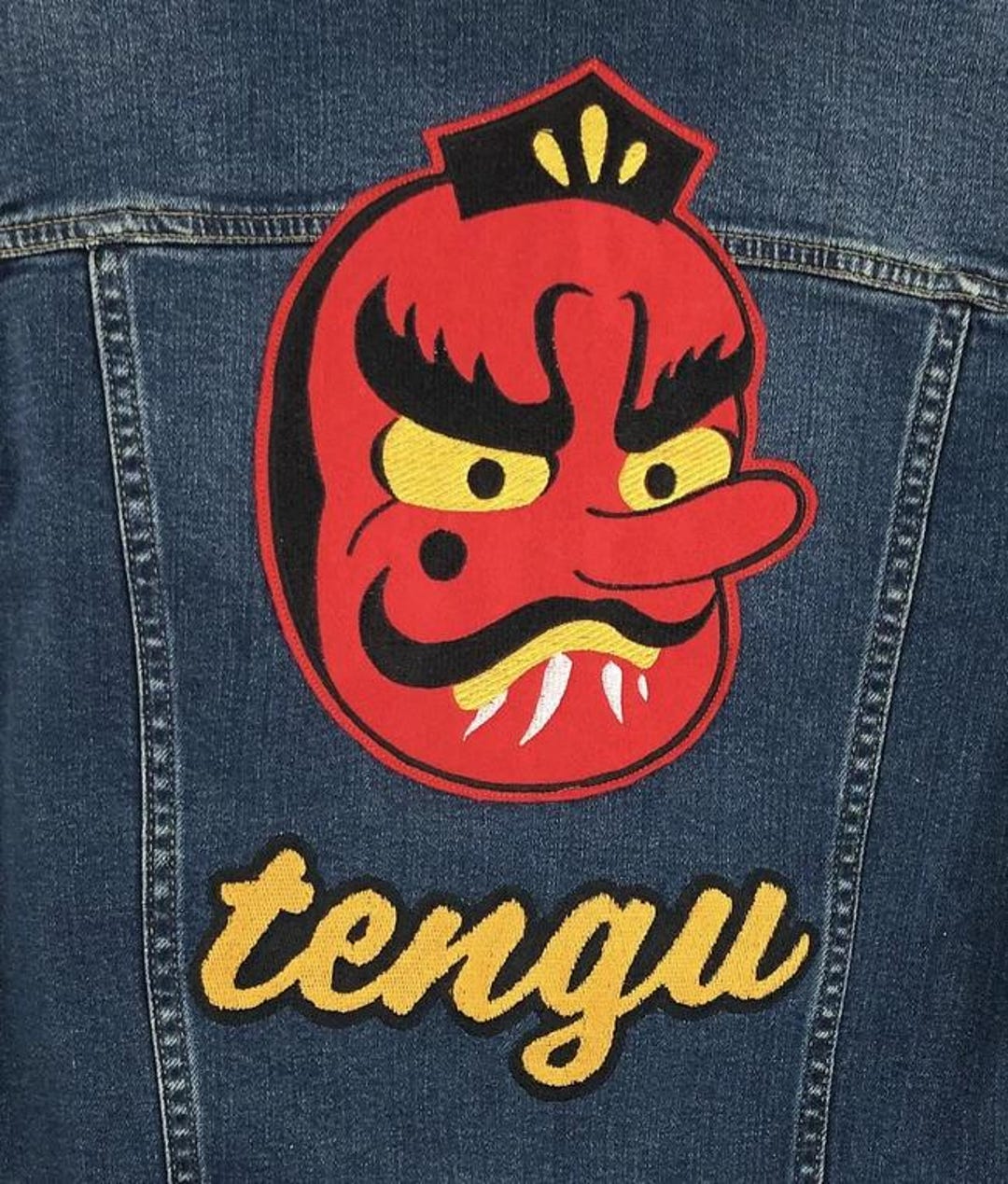 Large Tengu Patch With Tengu Letter - Etsy