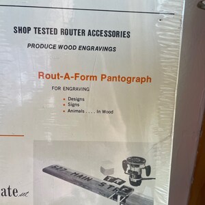 Sears Craftsman Router Stencil Set Model 9 2518 / Stencil Set | Etsy